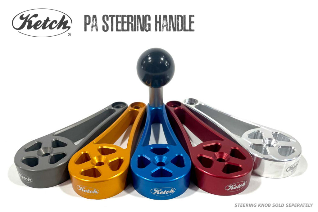 Ketch Anodized Aluminum PA Series Steering Handle