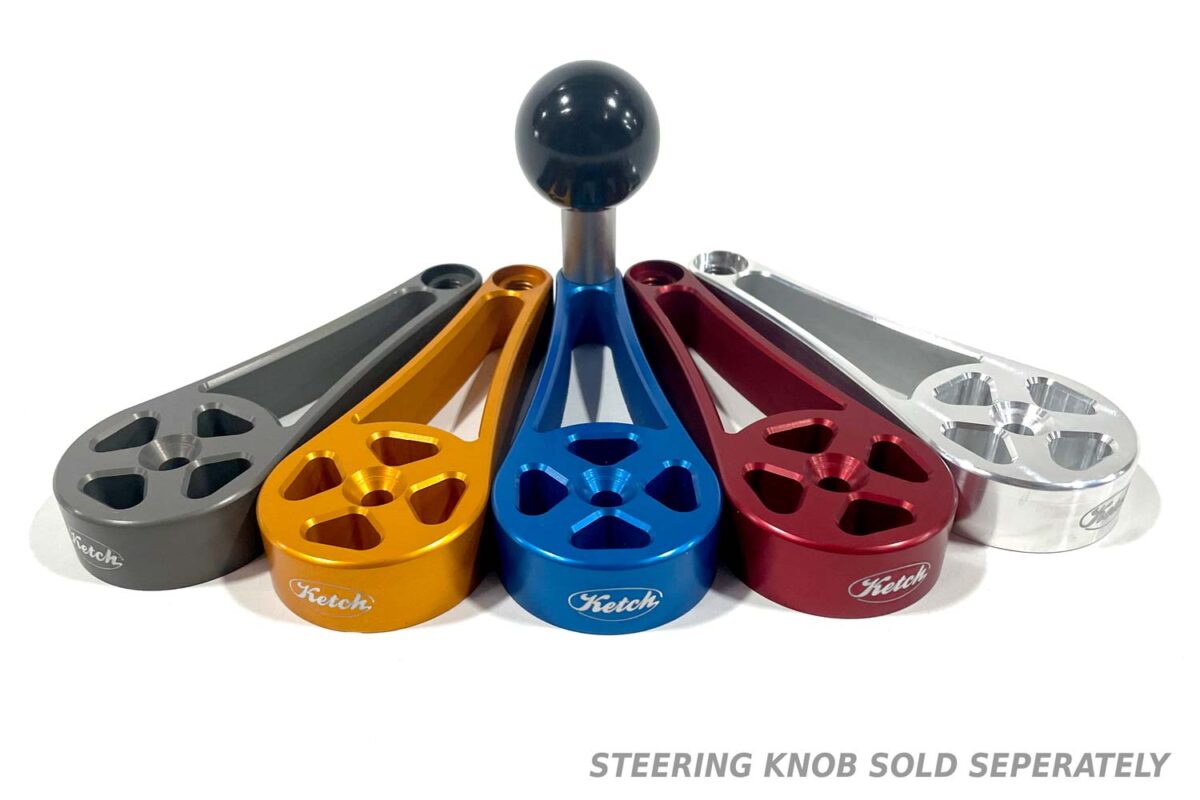 Ketch Anodized Aluminum PA Series Steering Handle