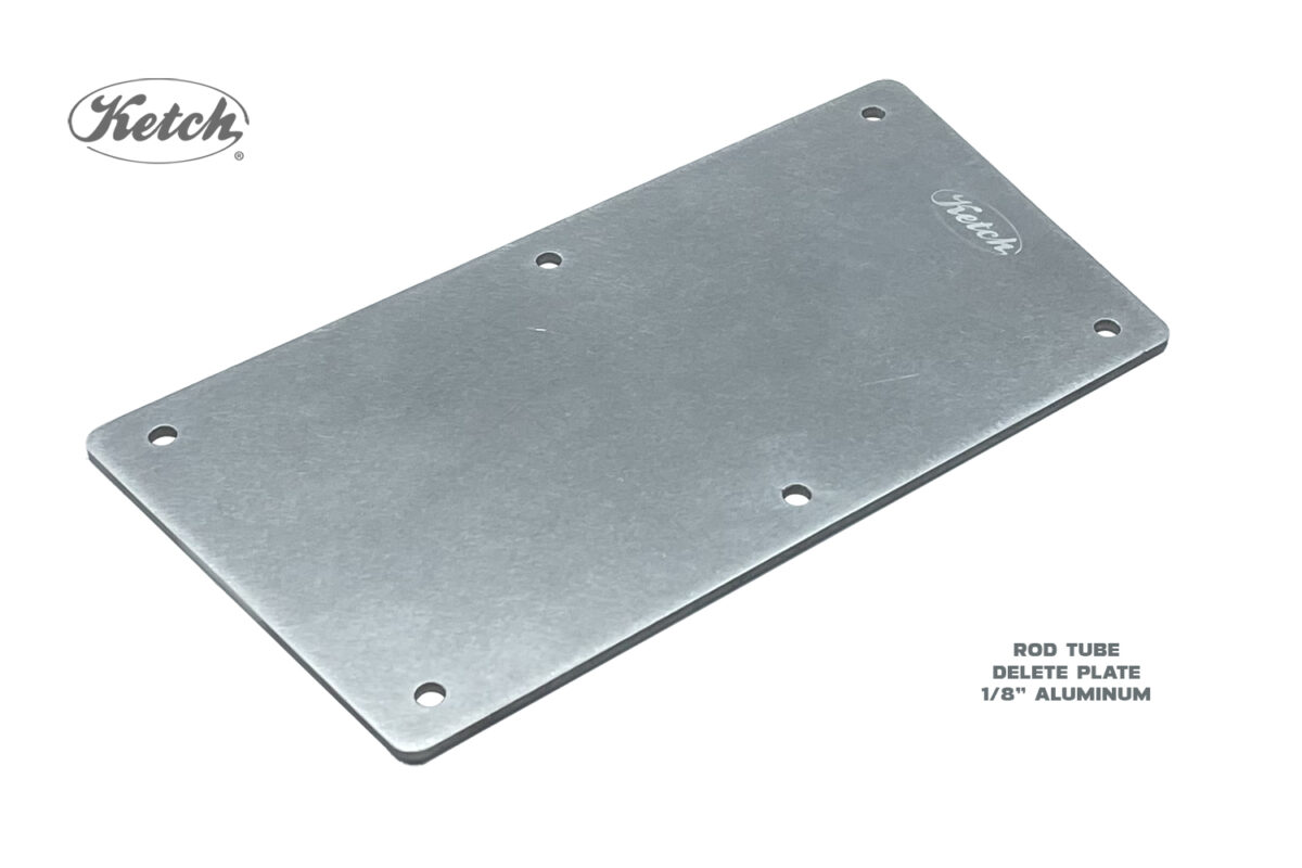 Ketch Triple Rod Tube Delete Plate - For Hobie® PA 14 Kayaks