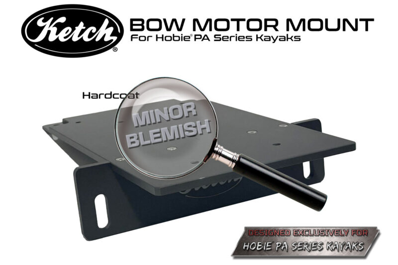Blemished - Ketch Bow Motor Mount PA14 - Hardcoat Anodized Gunmetal Gray