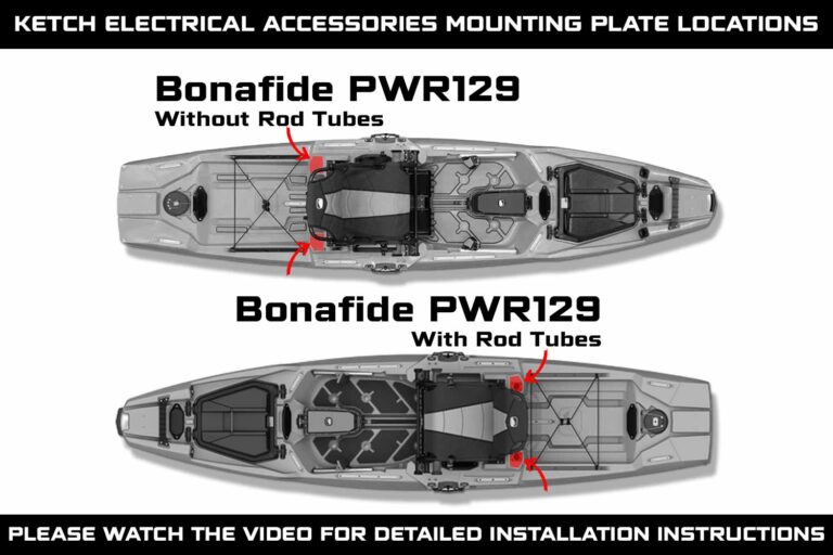 Trolling Motor Plug Mounting Plate For Bonafide PWR129